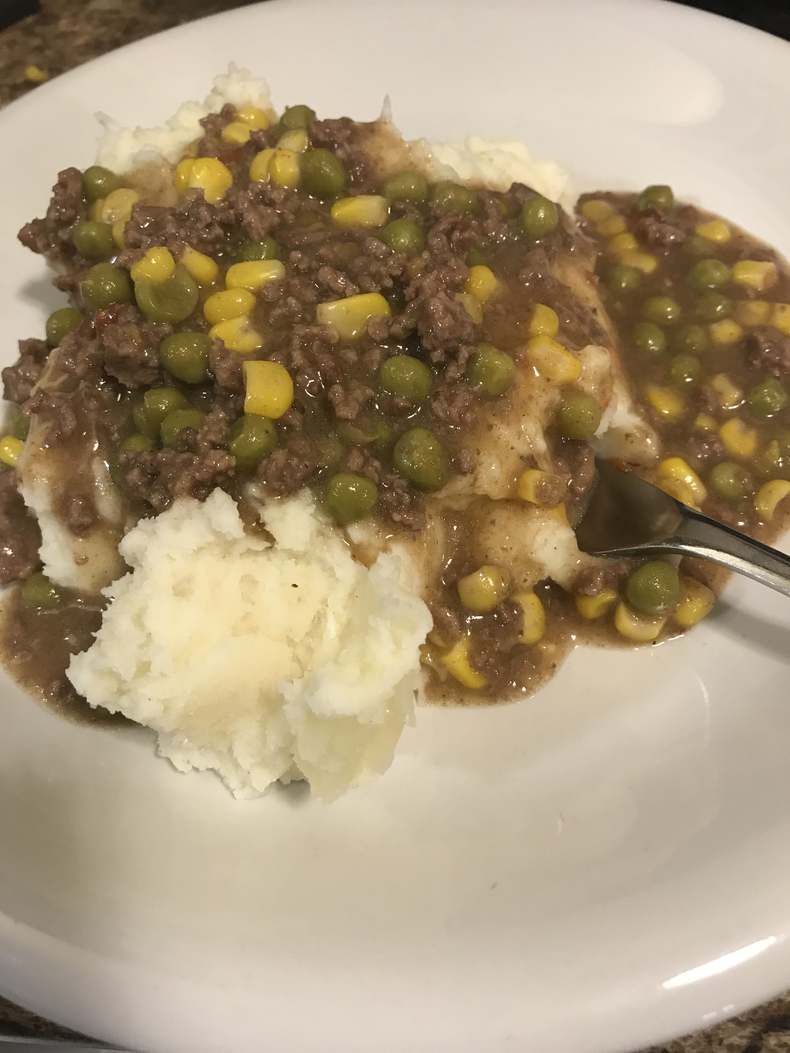 Mashed Potatoes and Burger Gravy - A Touch of Salt and Love